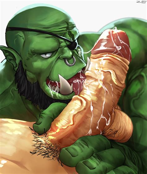 Rule 34 Bara Beard Cum Duo Eye Patch Gay Licking Male Male Only Muscles Nose Ring Oral Sex Orc