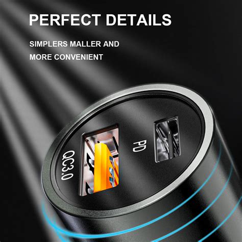 Hugmie Fcp 48w Pdandqc3 0 Car Charger Adapter Usb Quick Charge