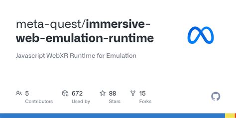 Github Meta Questimmersive Web Emulation Runtime Javascript Webxr Runtime For Emulation
