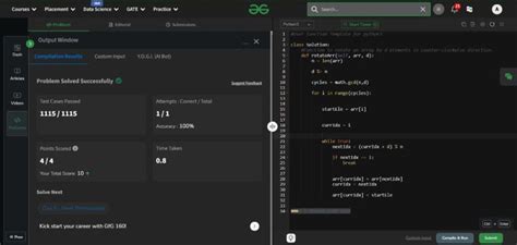 Gfg160 Gfg160 Geekstreak2025 Dsa Coding Interviewprep