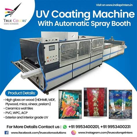 Uv Curing And Coating Machine At ₹ 850000 Uv Coating Machine In New