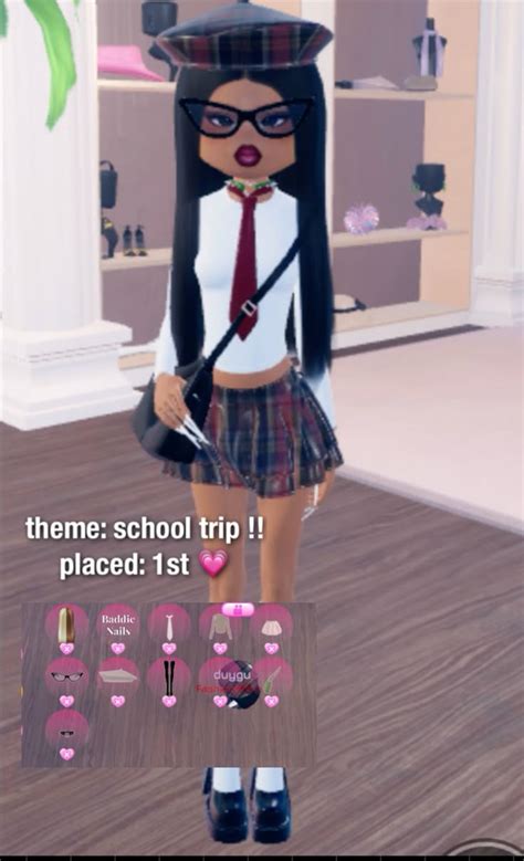 Theme School Trip Dti School Trip Outfit Ideas School School