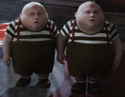 Tweedle Dum And Tweedle Dee By Tim Burton Alice In Wonderland