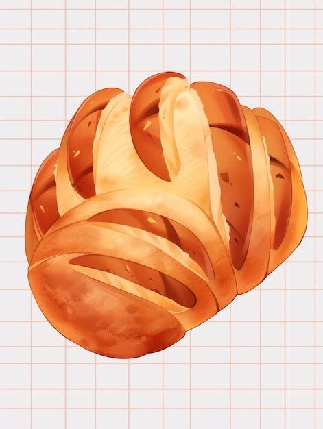 Premium Photo There Is A Piece Of Bread That Is Cut Into Pieces Generative Ai