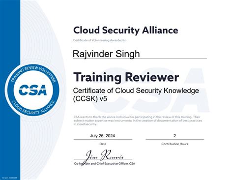 Cloudsecurity Cloudsecurityalliance Ccskv5 Rajvinder Singh 18 Comments