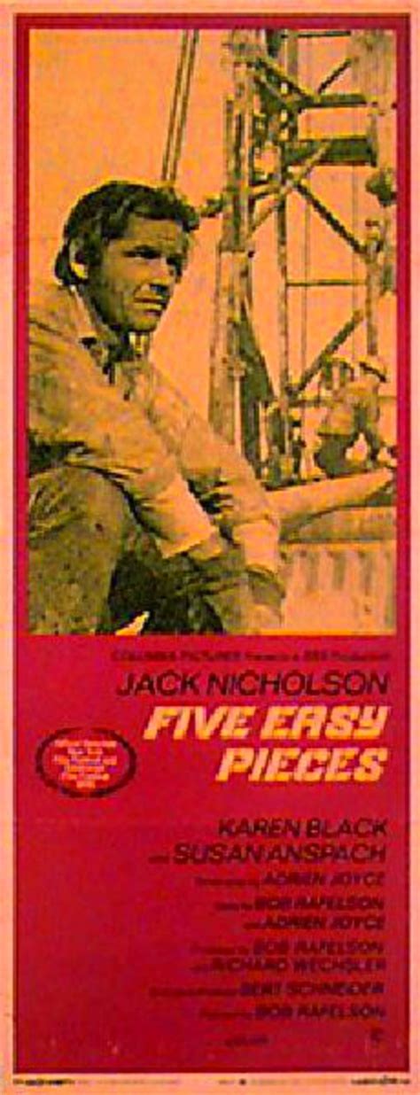 Five Easy Pieces Original 1970 Us Insert Movie Poster Posteritati