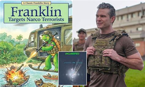 Publisher Slams Hegseth For Using Franklin The Turtle In Boat Strike Post