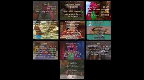 Barney And Sesame Street Remix Credits With Audio Low Tone Barney Songs