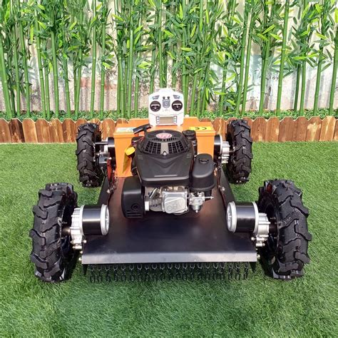 Wireless Radio Control Mowing Robot Vtw550 90 With Pull Start Vigorun Mower Remote Mower