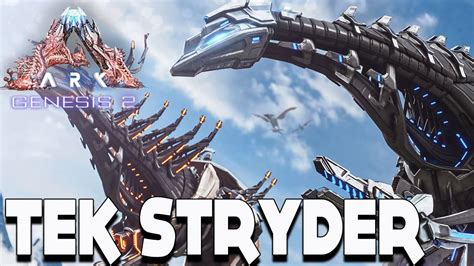 The Tek Stryder Ark Survival Evolved Dino Spotlight Gather Fighter Defender