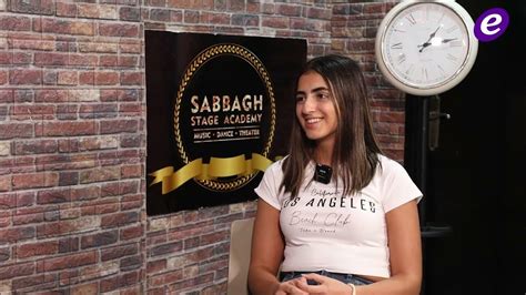 خاص ماريا الصباغ نجمة تمثيل وغناء صاعدة ومسرحيات الاخوان الصباغ شاهدة على ذلك Youtube