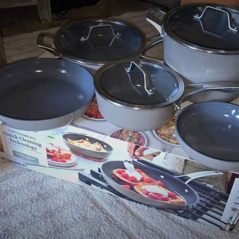 Calphalon Premier Ceramic Nonstick 8 Piece Cookware Set Macys