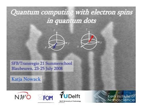 Quantum Computing With Electron Spins In Quantum Dots