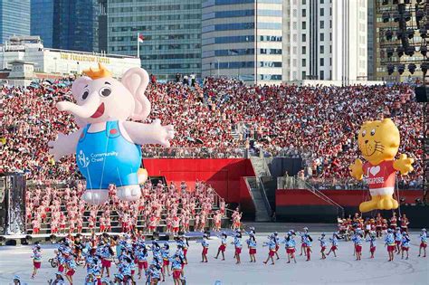 Youll Be Bowled Over By His Supersized Props At Ndp 2024