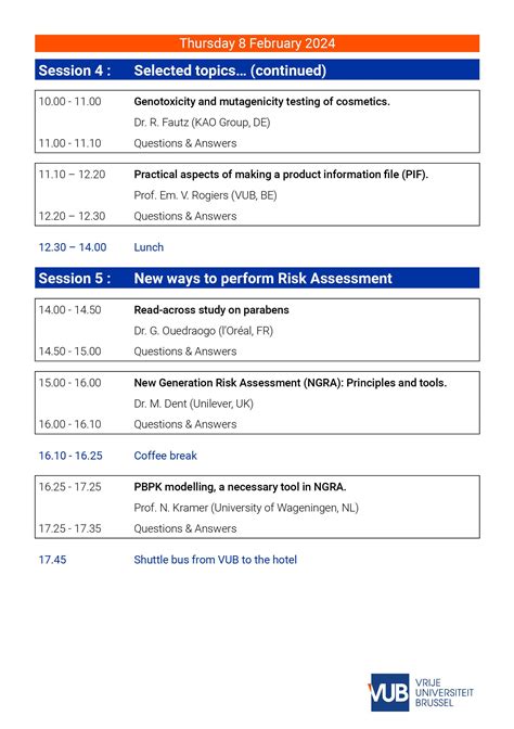 Programme Of The Safety Assessment Of Cosmetics In The Eu