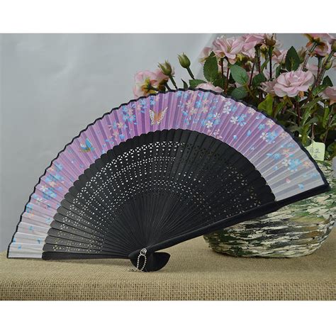 Hand Crafted Folding Fans Ladies Hand Fans Lace Woven Palm Beautiful