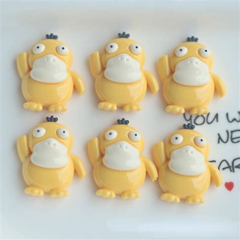 Cute Psyduck Croc Jibbitz Anime Pokemon Jibbits For Croc Duck Jibitz