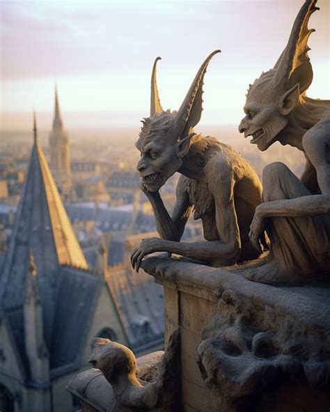 What If Paris Gargoyles Art Gothic Gargoyles Gargoyles