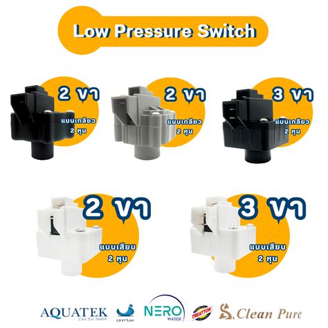 Low Pressure Switch สวิทช์ความดัน14 2หุน 2ขา 3ขา อะไหล่เครื่องกรองน้ำ