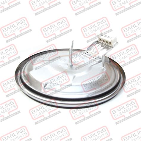 H P Solid 8 Double Cooktop Stove Solid Hotplate Element High Profile 180mm 2000w Barling