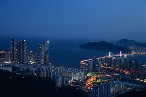 Gwangan Korea Bridge 4k South Busan Hd Wallpaper
