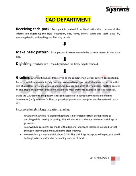 Garment Manufacturing Process From Fabric To Poduct DOCX Needlework Arts And Crafts