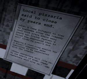 Fnaf 1 Newspapers And Clippings