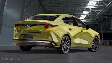 Popular 2026 Mazda3 Compact Sedan Gets Rendered Refreshed Inside Out In