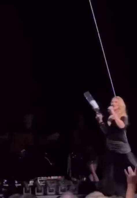 Adele Talking To Her Audience About Throwing Stuff On Stage At Concerts
