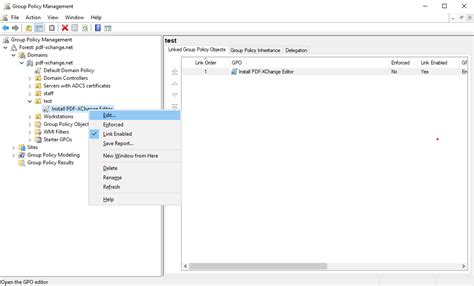 PDF XChange Co Ltd Knowledge Base How Do I Distribute Software Through A GPO