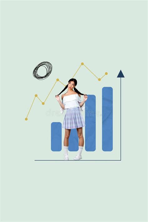 Artwork Photo Sketch Vertical Collage Of Happy Businesswoman Receive