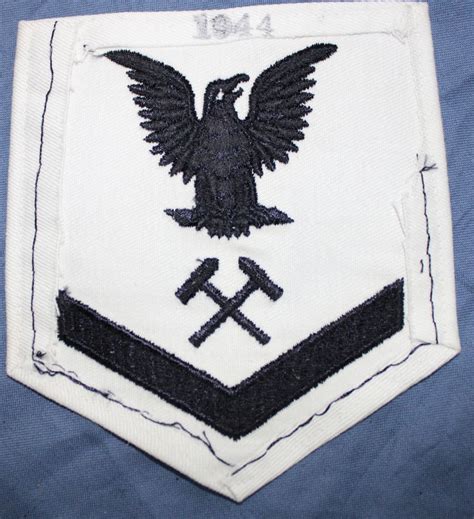3rd Class Shipfitter Rate Dated 1944 Griffin Militaria