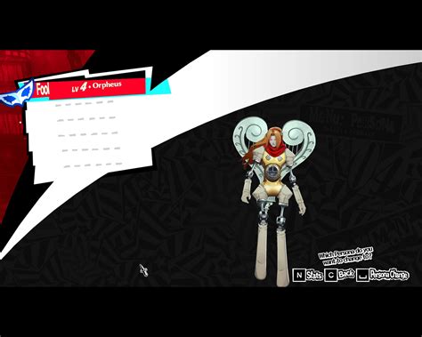 Fem Orpheus Over Arsène Mod For Persona 5 Royal Pc P5r Pc Mods