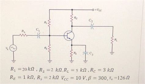 Solved Determine The Input Impedance Zi In Kilo Ohm And