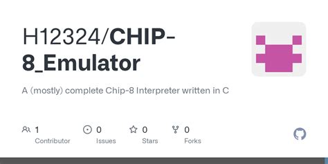 github h12324 chip 8 emulator a mostly complete chip 8 interpreter