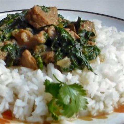 Lamb With Spinach Saag Gosht