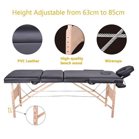 Portable Foldable Wooden Massage Table For Personal At Rs 9800piece