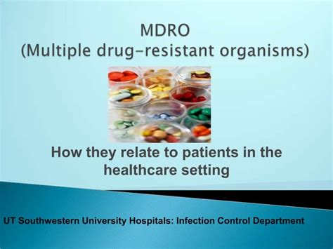 Mdro Infection Controlnursing Final Version 11 17 09 1 Pptx