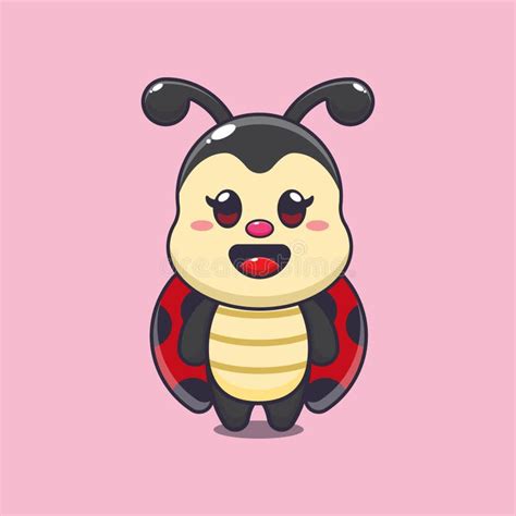 Cute Ladybug Cartoon Vector Illustration Stock Vector Illustration Of Ladybug Icon 323423811