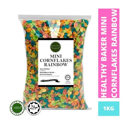 Cornflake Warna Warni Mini Cornflakes Rainbow 500g 1kg Shopee Malaysia