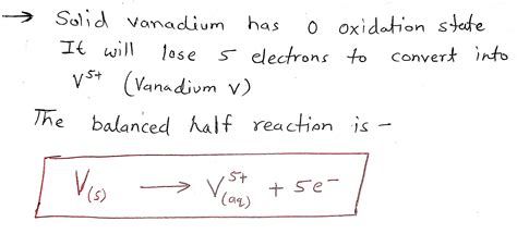 [solved] Write A Balanced Half Reaction Describing The Oxidation Of