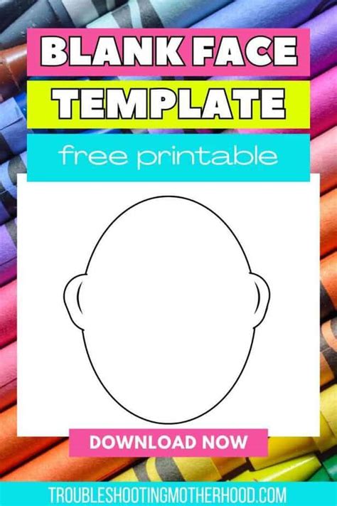 Blank Face Template Free Download