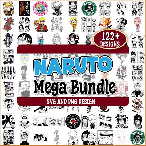 Naruto Svg Bundle Naruto Shippuden Svg Naruto Characters Svg Svgpan