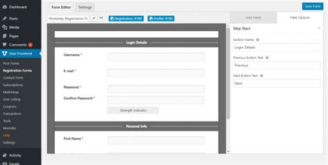 How To Create A Multistep Registration Form Wedevs