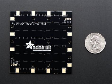 adafruit neopixel neomatrix 8x8 64 rgb led matrix