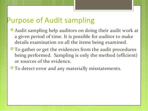 audit sampling