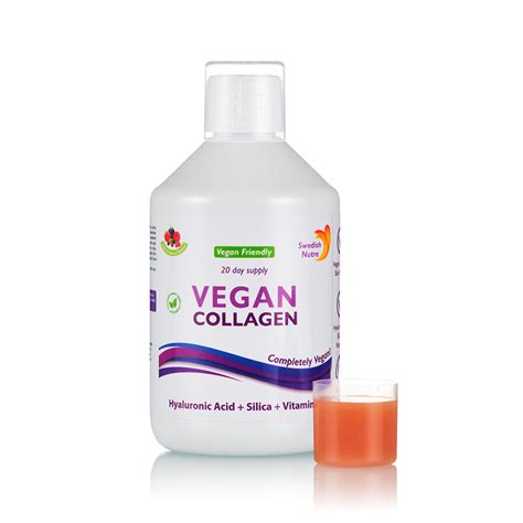 Colagen Lichid Vegan 5000 Mg 500 Ml Swedish Nutra Farmacia Tei Online