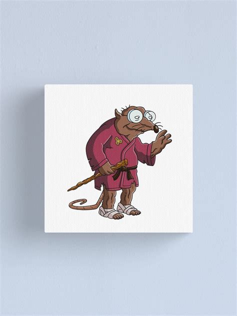 Splinter Rat Canvas Print By Fromhell Redbubble