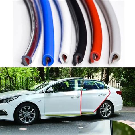 5m Car Door Protector U Type Universal Car Door Edge Guards Strip