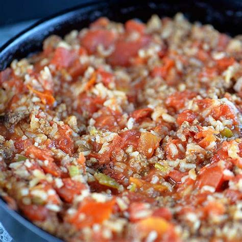 Recipe Ground Beef Rice Diced Tomatoes At Randall Maupin Blog